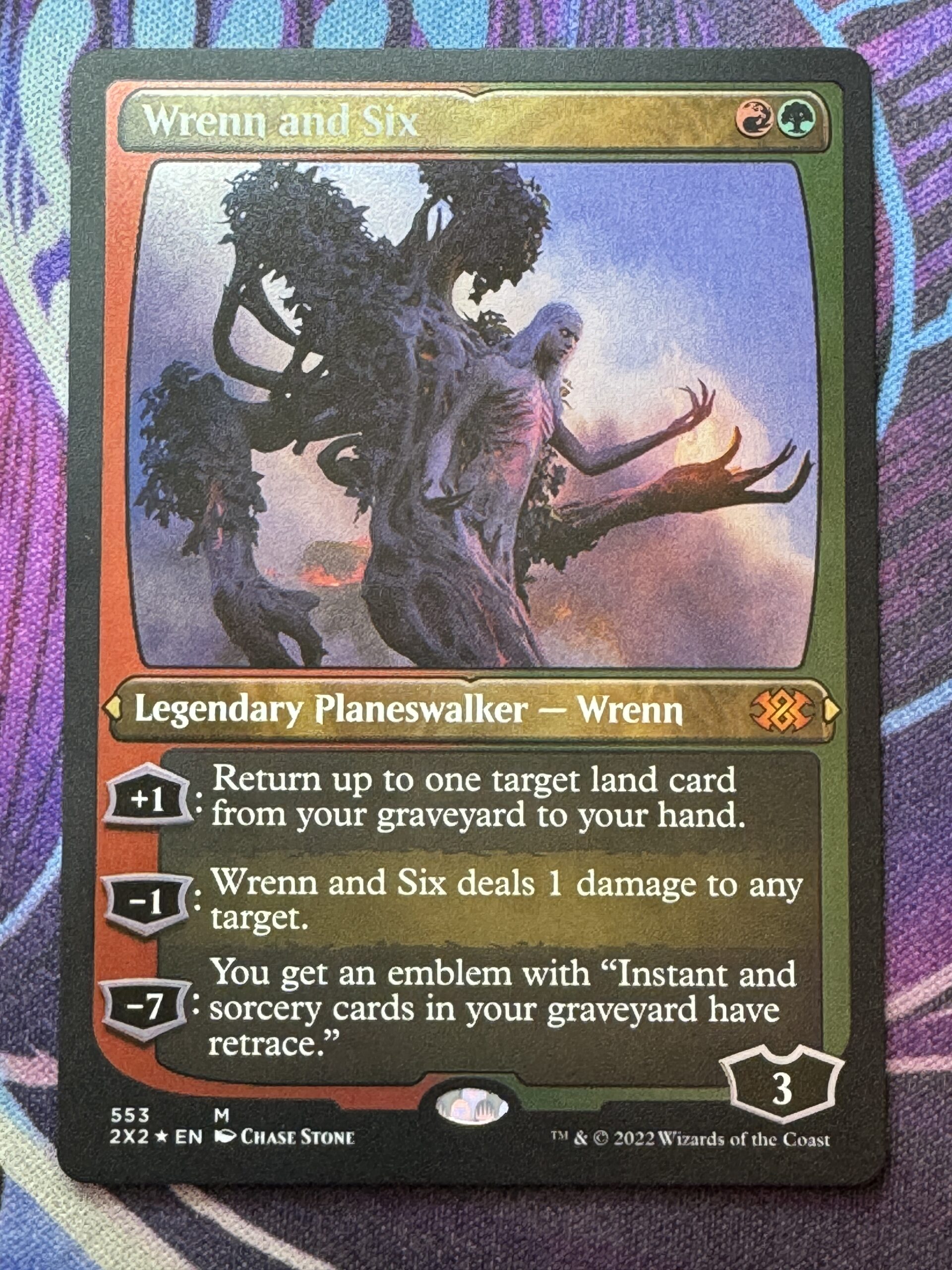 Wrenn And Six 2x2 Etched Foil Bootleg Mage